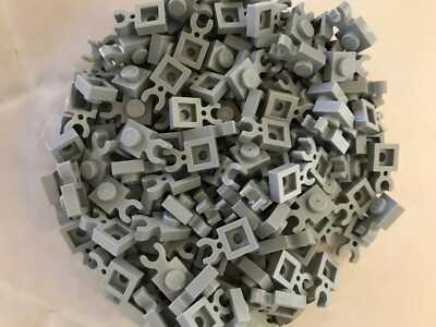 LEGO-NEW-#4085-LIGHT BLUISH GREY-1 X 1 PLATE MOD W/ VERTICAL GRIP-250 ...