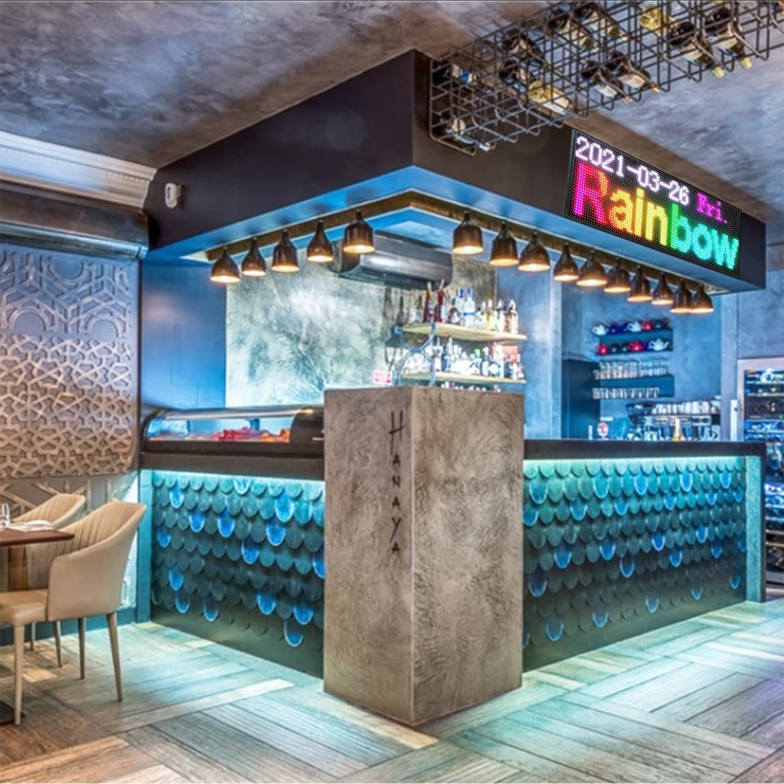 Outdoor P10 LED Digital Sign - RGB Full Color WiFi Programmable LED ...