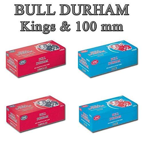 Bull Durham Cigarette Filter Tubes Regular Red King Size 200ct (5-Boxes ...