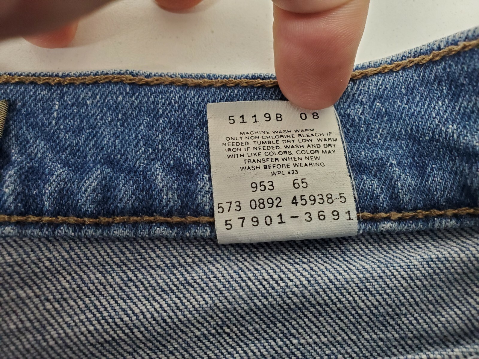 Rare Levi's Women's 901 Rib Cage Jeans Tag Size 15 Ma… - Gem