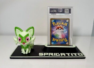 XL Pokemon SPRIGATITO stand graded card holder display PSA/ACE *NEW ...