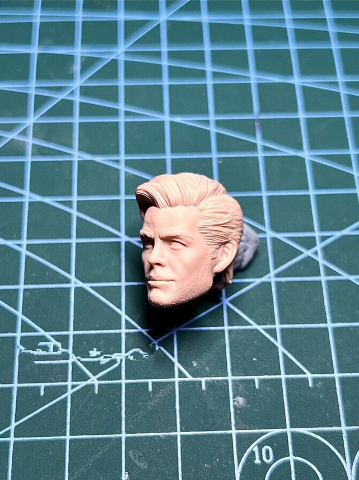 1/6 Male Head Sculpt Chris Pine Steve Trevor For 12inch Action Figure ...