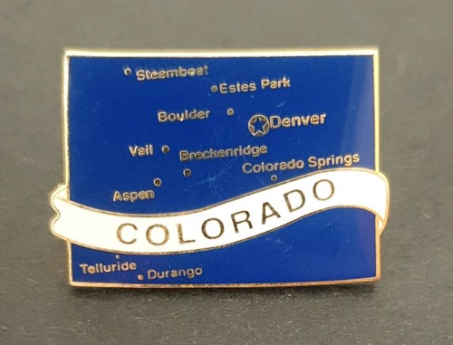 COLORADO U.S.A. Souvenir Enamel Lapel Pin Badge | eBay