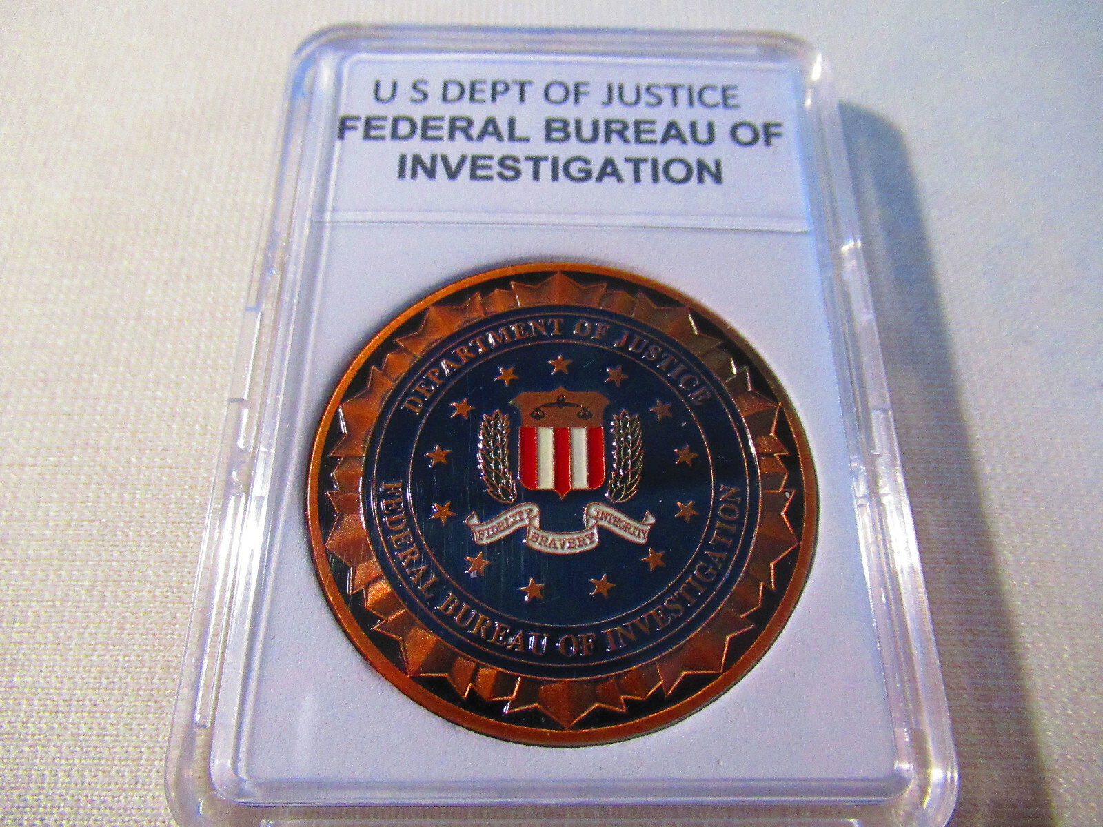 Federal Bureau of Investigation ( FBI ) Challenge Coin (Copper) | eBay