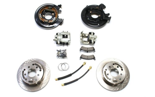 TeraFlex Rear Disc Brake Conversion Kit w/ Rotors For 91-06 Jeep TJ LJ ...