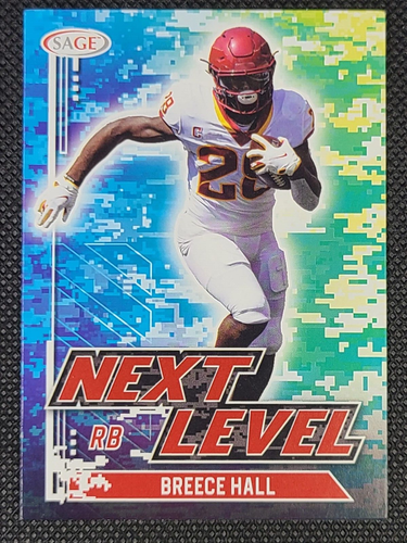 2022 Sage Football Breece Hall Next Level Red Rookie Card #77 | eBay