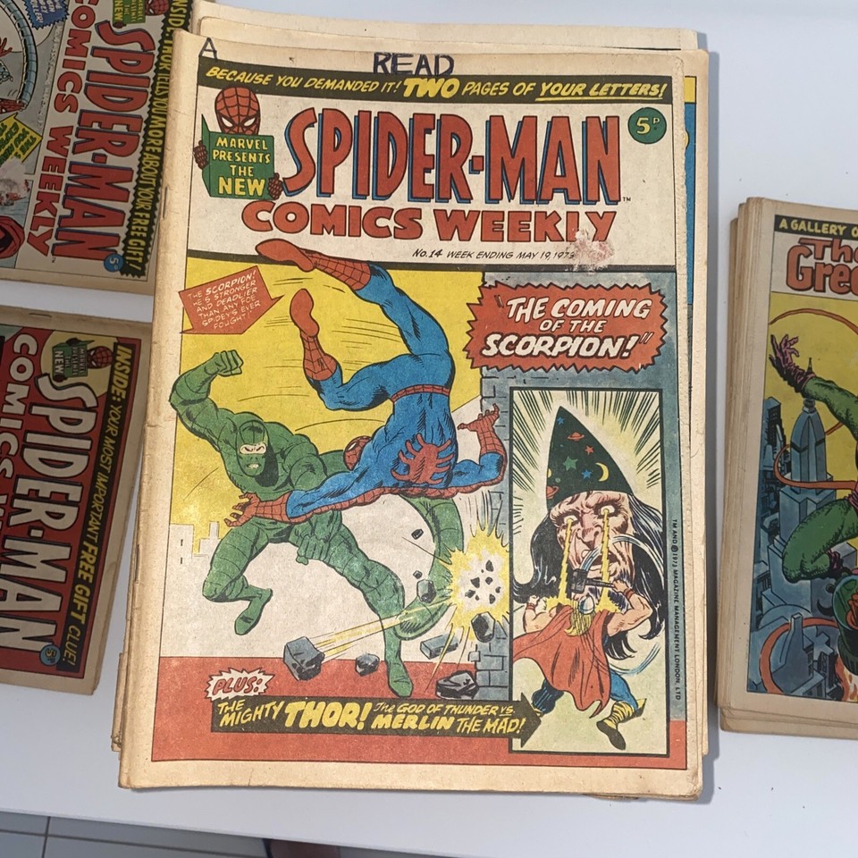 Spider-Man Comics Weekly. Marvel UK. Issues No.1 up to 100 every issue ...
