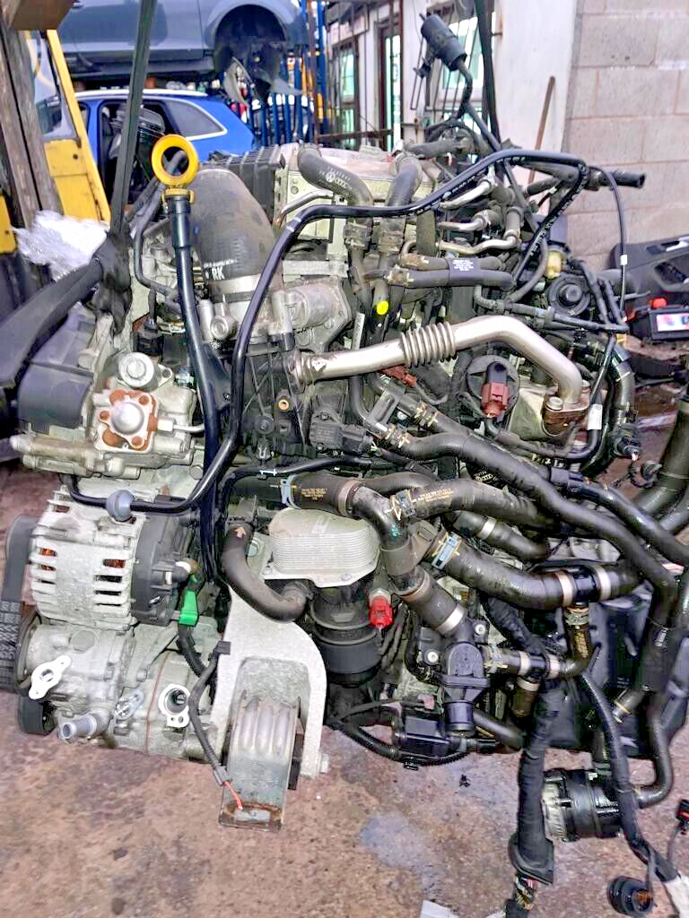 VW TRANSPORTER T6 2.0 TDI BI-TURBO COMPLETE ENGINE CXE CXEB 33K MILES ...