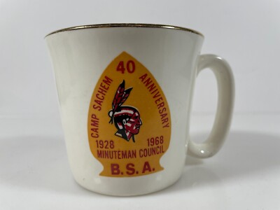 Vintage Boy Scout BSA Camp Sachem 1968 Minuteman Council 40th ...