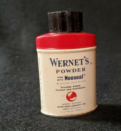 Vintage Dr. Wernet's Tooth Powder Tin Mini Sample Size - Tin Only ...