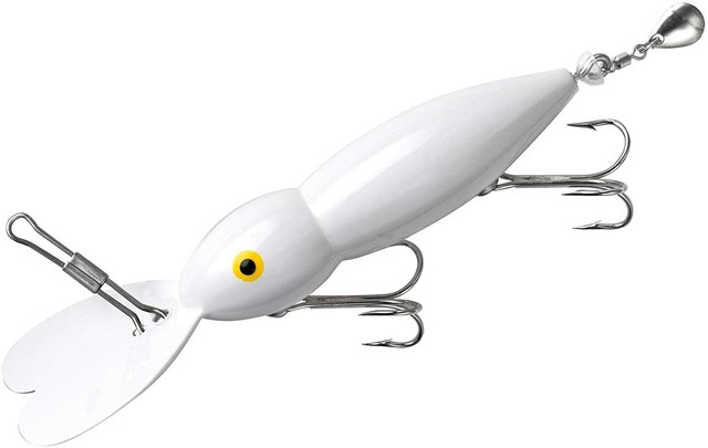 Heddon Magnum Hellbender Trolling Lure White 5 1/2-inch Freshwater Game ...