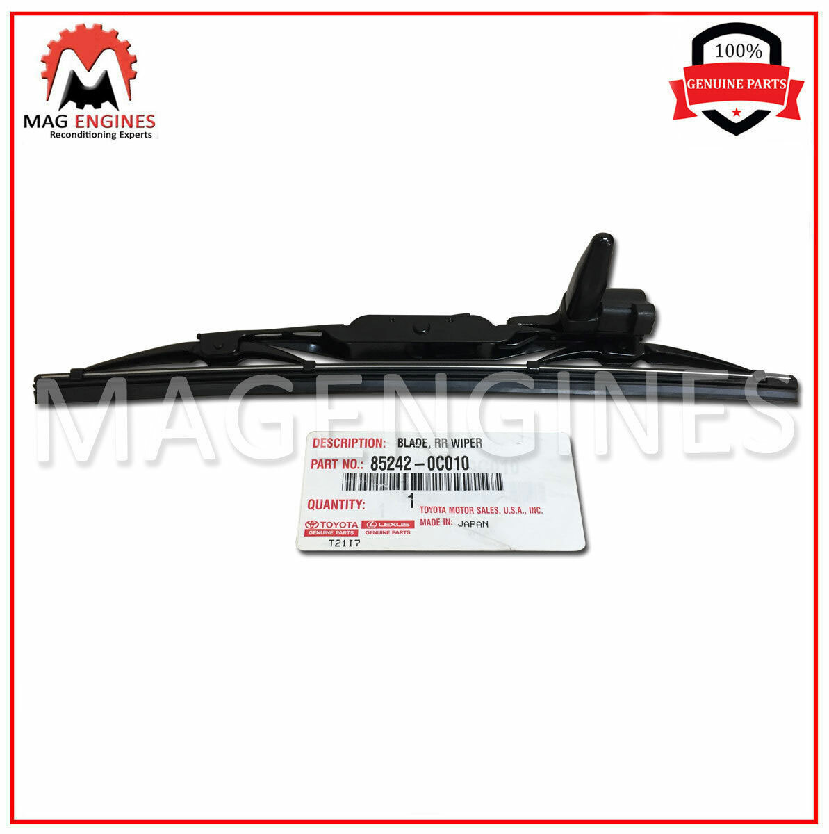 85242-0C010 GENUINE OEM REAR WIPER BLADE 852420C010 | eBay