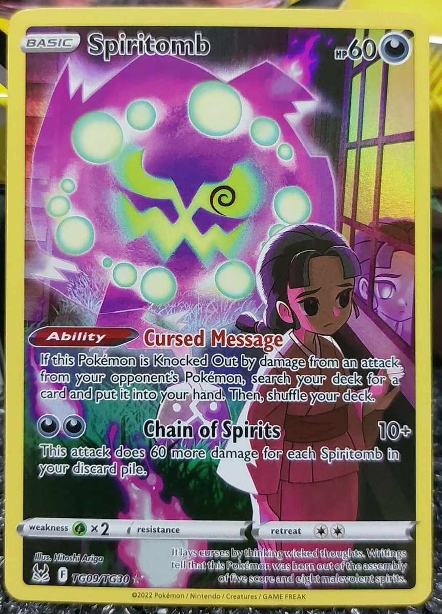 Ghost Type Pokemon Card Logo