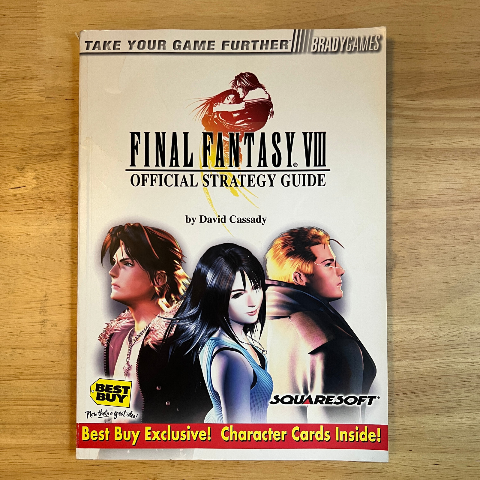 Final Fantasy VIII Strategy Guide Collectible Ff8 Character Cards Very ...