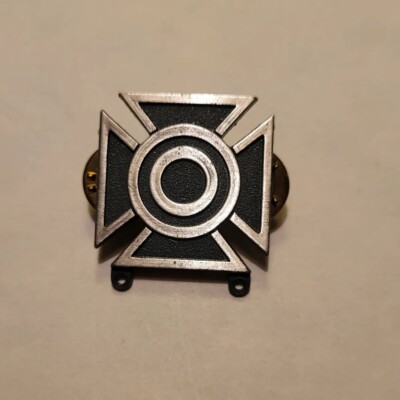 GENUINE U.S. ARMY - QUALIFICATION MARKSMAN DUAL BADGE - OXIDIZED FINISH ...