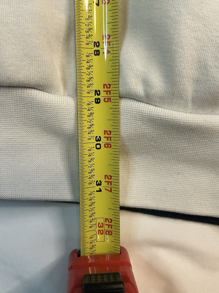 Lacoste Hoodie Mens 2XLB Full Zip Long Sleeve Navy White Tan Color ...