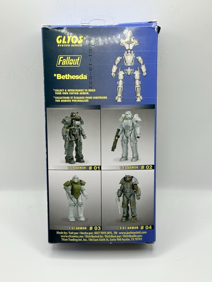 Fallout Mega Merge Action Figure X-01 Power Armor #04 2017 Just Toys ...