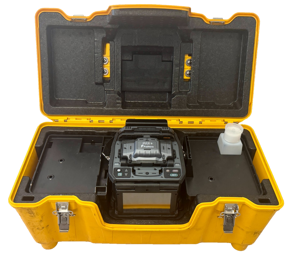 Fujikura 90S+ Fiber Optic Fusion Splicer Kit CT-50 Cleaver 401 Arcs ...
