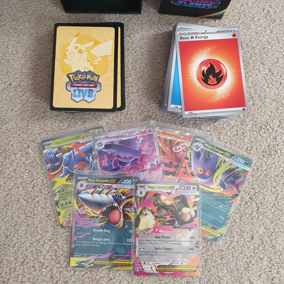 Pokemon Phantasmal Flames Bulk Bundle Job Lot 730+ Cards English NM ...