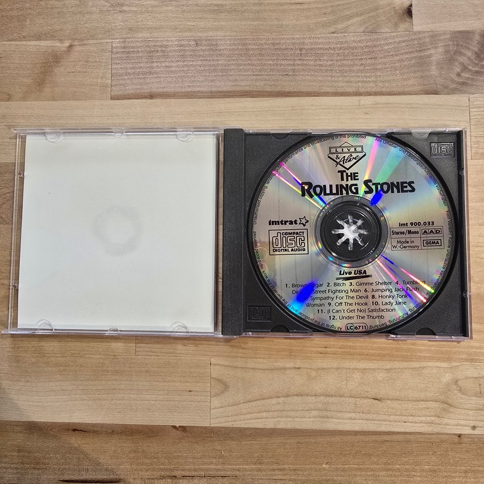 The Rolling Stones – Live USA CD 1989 Rock imtrat W-Germany Original ...