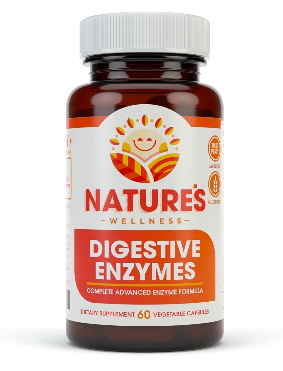 Digestive Enzymes Complete Advanced Enzyme Formula 60 Cap Digestive ...