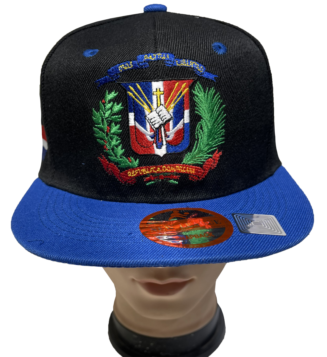 DOMINICAN REPUBLICA FLAG Embroidered Snapback Adjustable Baseball Cap ...