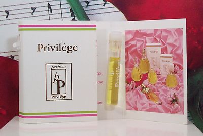 Privilege Perfume Sample Vials Lot Of 2 | eBay