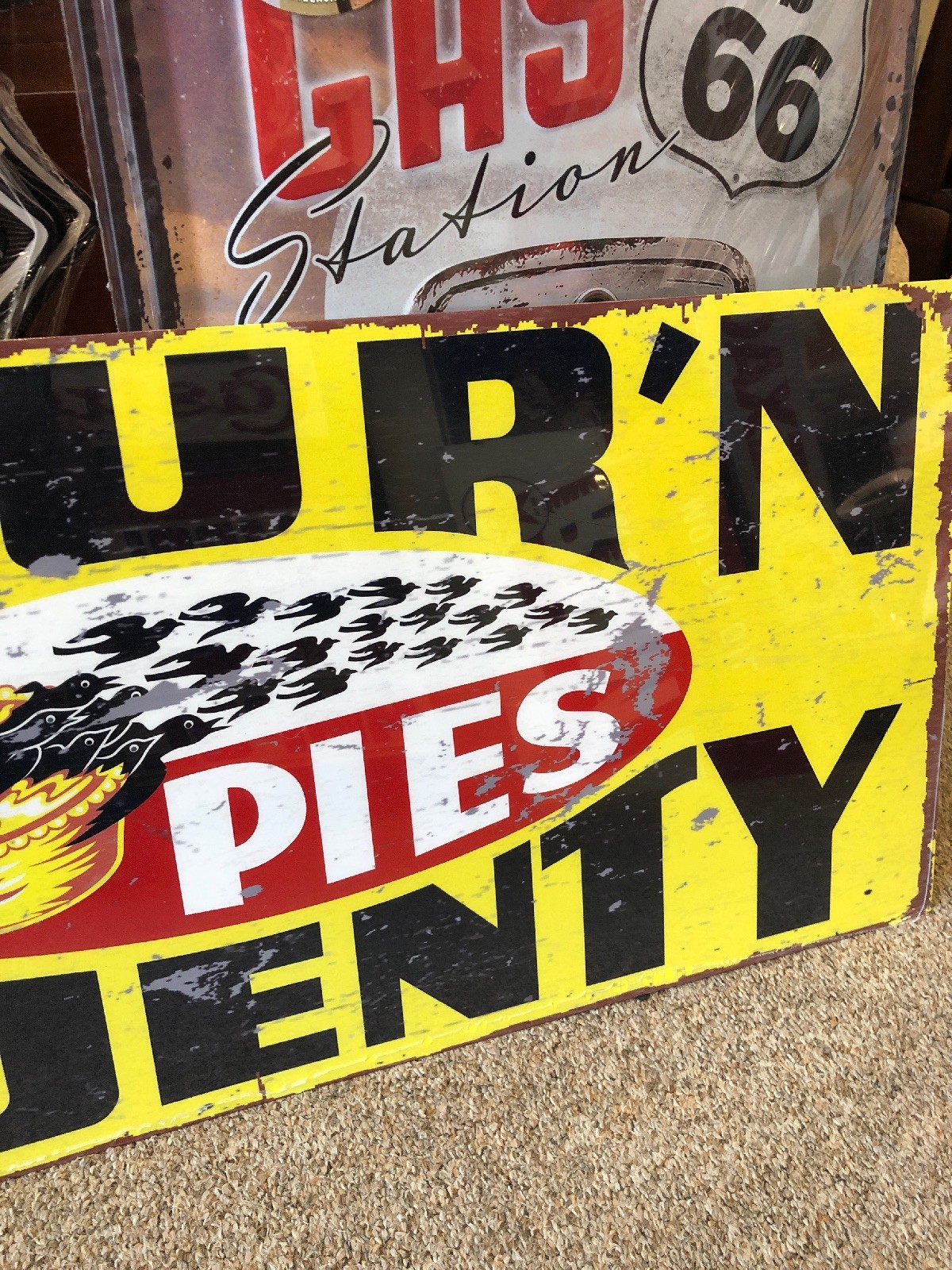 Four’n’ Twenty Repro Blackbirds Metal Sign SK346 | eBay Australia