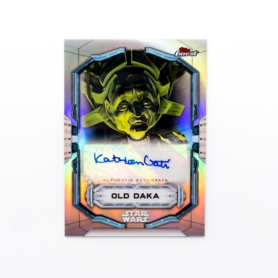 2022 Topps Finest Star Wars FA-KG Old Daka Autograph | eBay