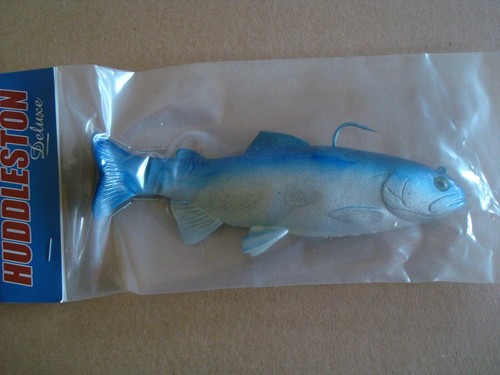8" Huddleston Deluxe swimbait 8 different color ROFs 0,5,12,16 Old ...