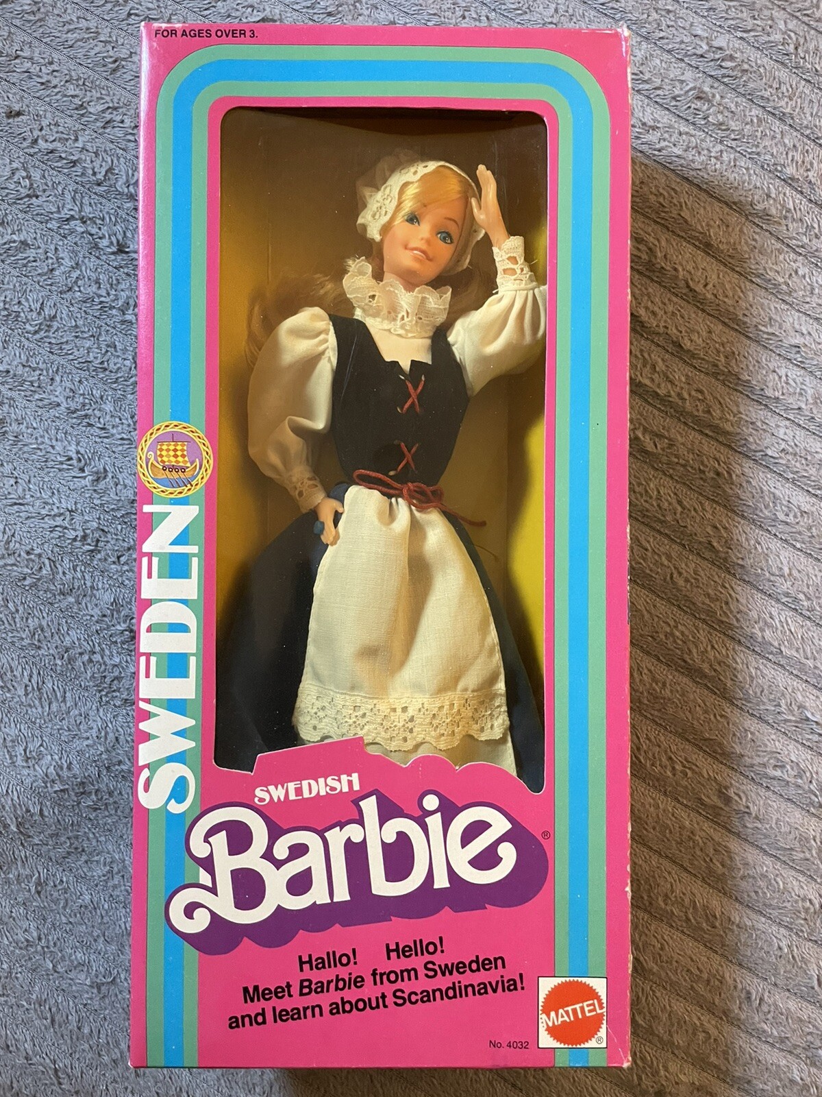 Vintage Superstar 1982 Swedish Barbie Doll #4032 Sweden Dolls of The ...