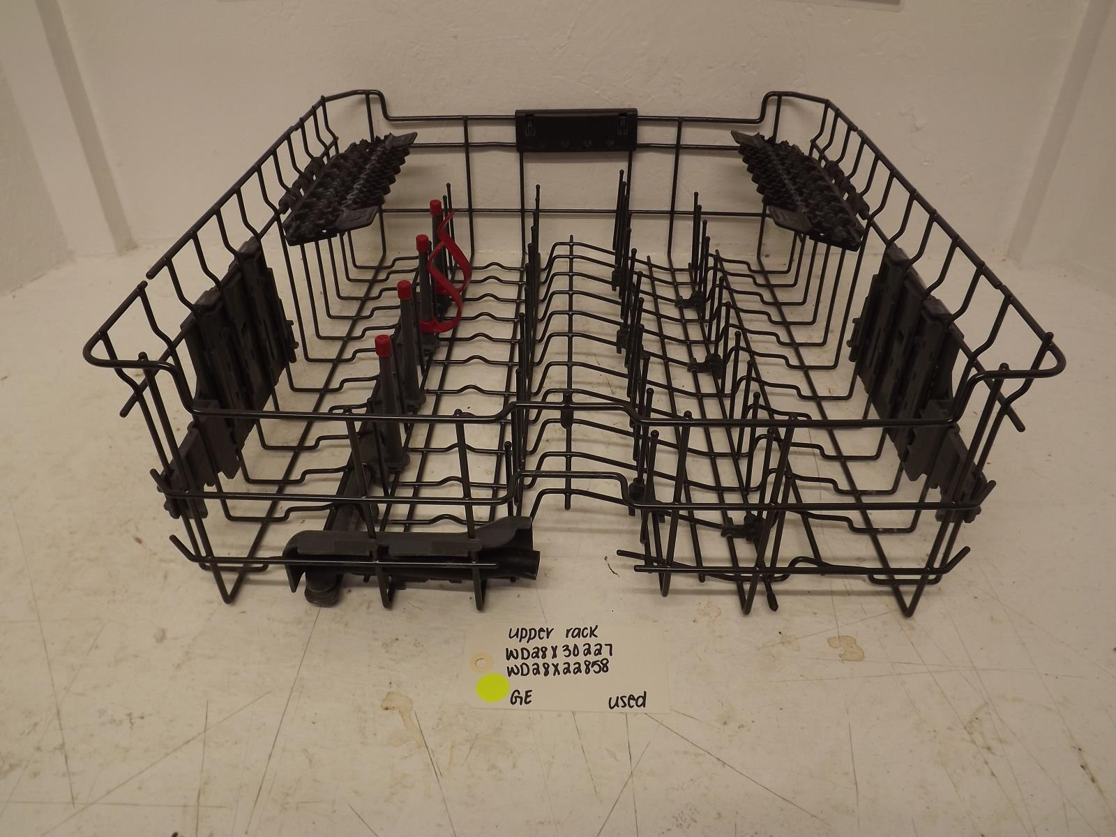 GE Dishwasher WD28X30227 WD28X22858 Upper Rack Used | eBay