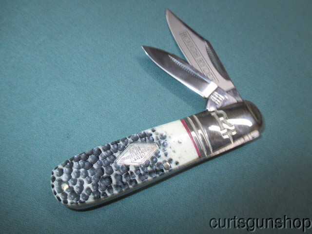 ROUGH RIDER RR-2241 BLACKENED BONE BARLOW STYLE POCKET KNIFE | eBay