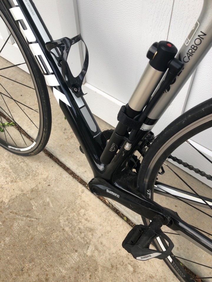 2014 Used Trek madone 4.5 carbon fiber road bike 54 cm frame black and ...