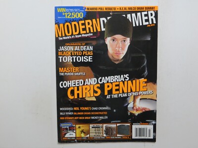 MODERN DRUMMER MAGAZINE JULY 2010 CHRIS PENNIE CHAD CROMWELL U4 | eBay