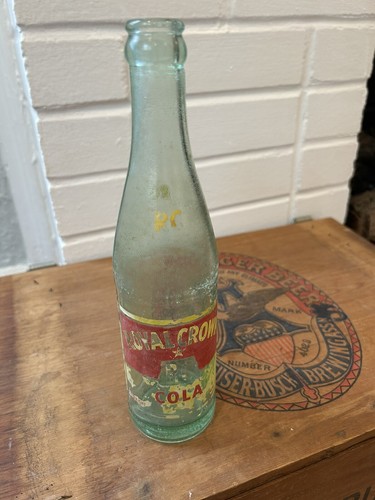 ROYAL CROWN RC COLA GLASS SODA BOTTLE See Notes | eBay