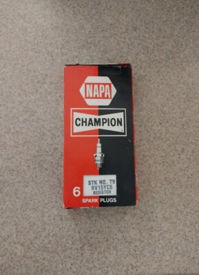 6 New Champion Spark Plugs RV15YC6 79 | eBay