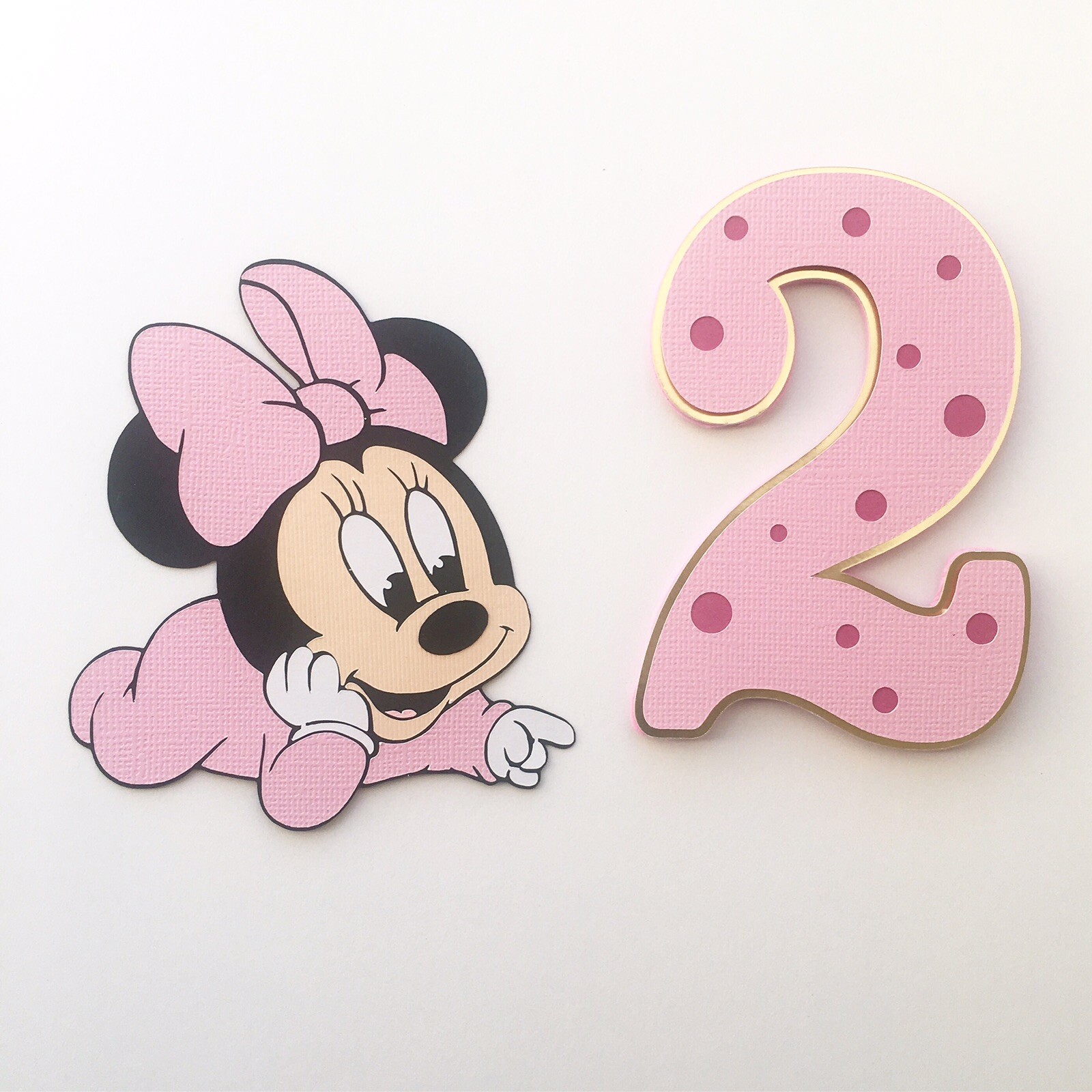 Baby Minnie Mouse Cake Topper