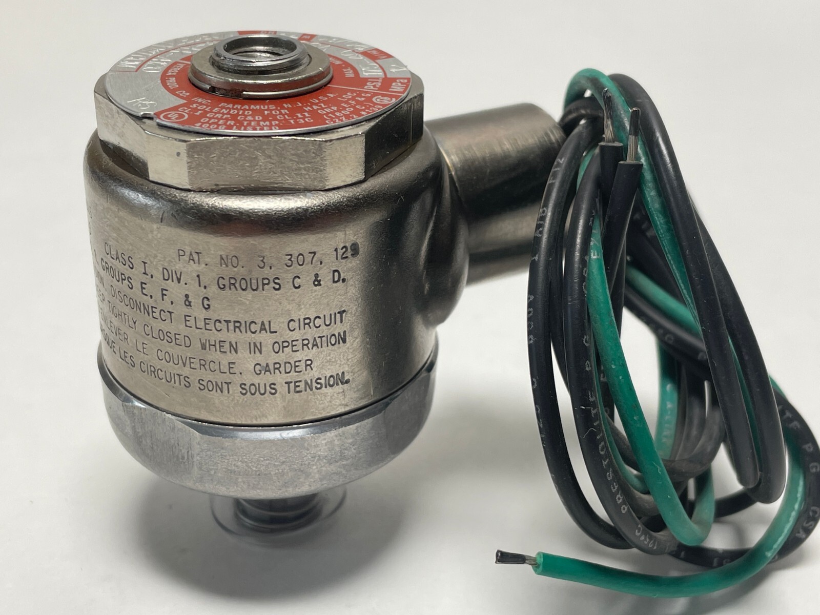 VERSA EXP PROOF SOLENOID VALVE VSG-4322-G-XX-A120 for sale online | eBay