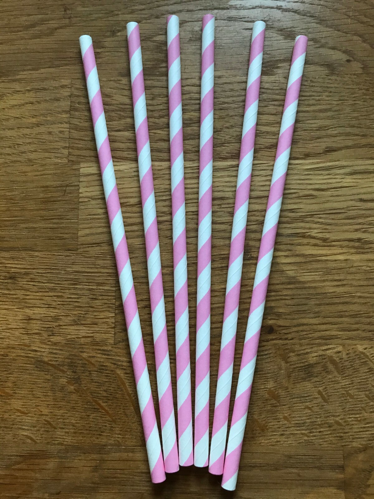 100 x Paper Straws Birthday Parties Wedding Party Straw ONE Colour per ...