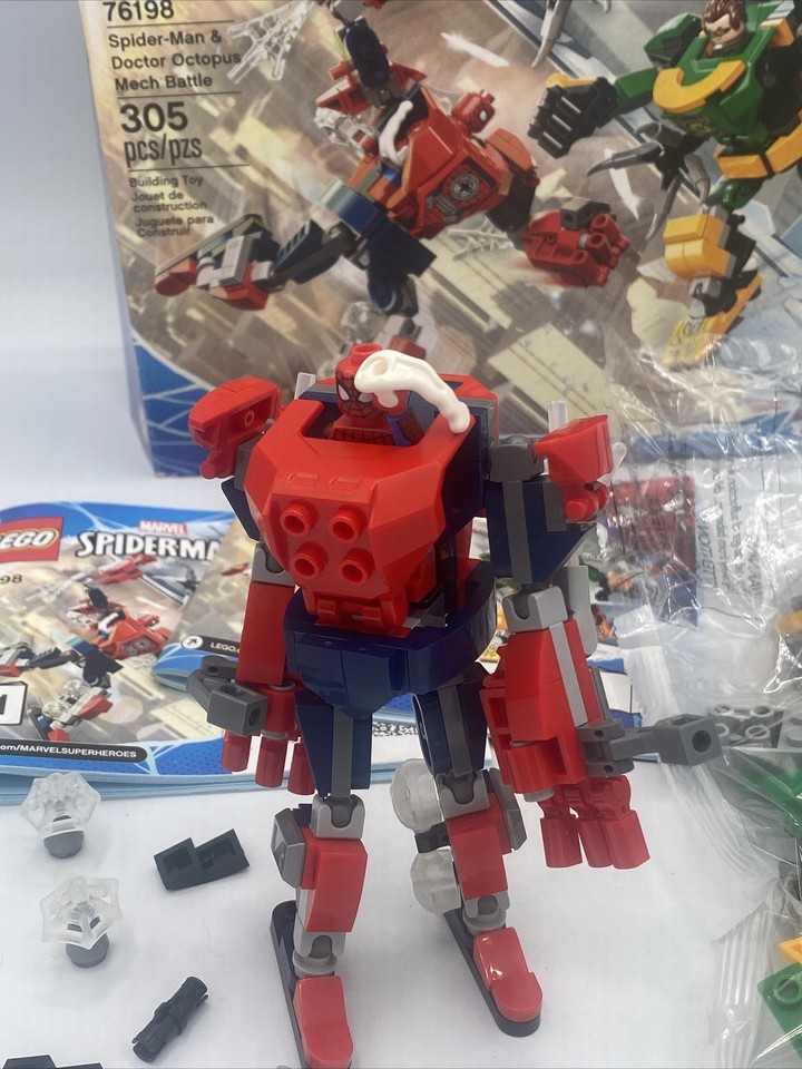 LEGO Marvel : Spider-Man & Doctor Octopus Mech Battle 76198 Manual ...