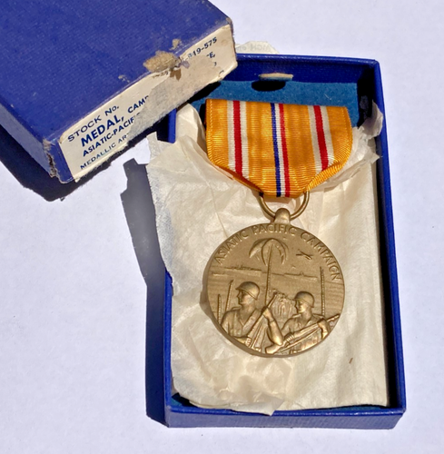 WW2 Asiatic Pacific Campaign medal Mint original box super nice | eBay