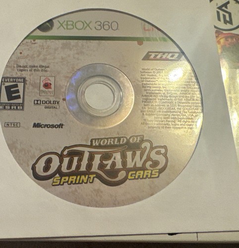 World of Outlaws: Sprint Cars (Xbox 360, 2010) DISC ONLY 752919551172| eBay