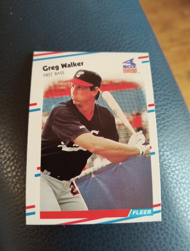 GREG WALKER 1988 FLEER #411 FREE SHIPPING | eBay