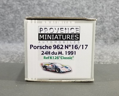 Provence Minatures Models 1/43 Scale Model Kit 1991 Porsche 962 No 16/ ...