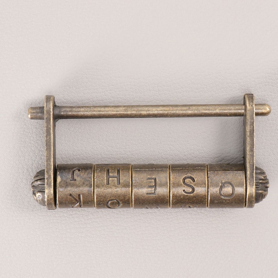 Antique Style Lock Ancient Style Password Padlock English Letters ...