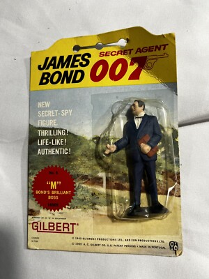"M" Bond's Boss James Bond 007 Secret Agent Gilbert 1965 Figure | eBay