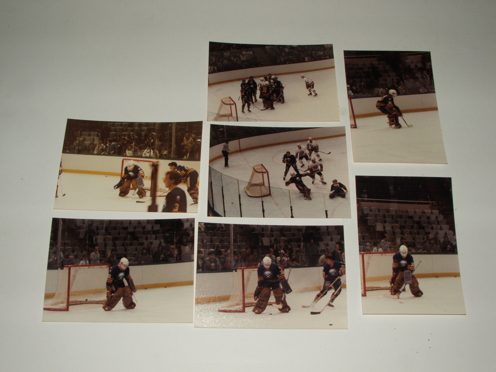 VINTAGE 1980'S TOM BARRASSO BUFFALO SABRES ORIGINAL GOALIE MASK PADS ...