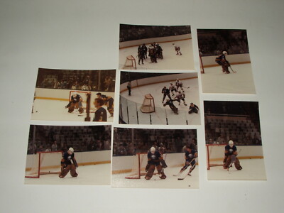 VINTAGE 1980'S TOM BARRASSO BUFFALO SABRES ORIGINAL GOALIE MASK PADS ...