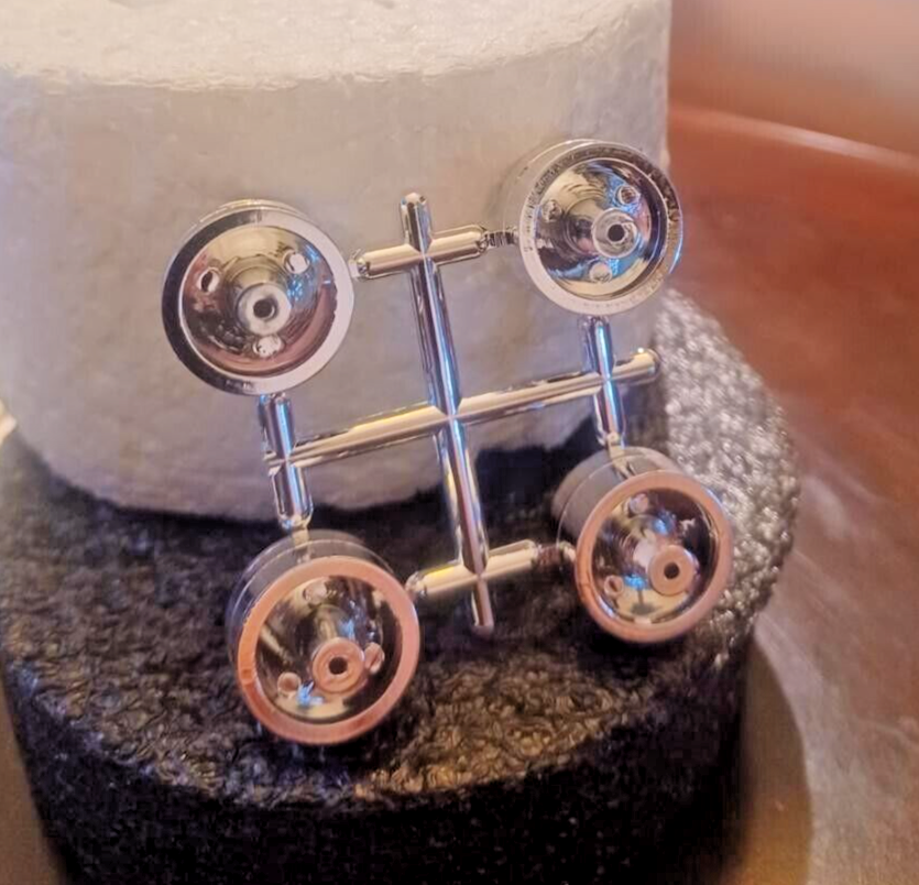 Hoppin Hydros 1/24 1/25 scale MCs CHROME Rims Wheels Tire Model Car ...